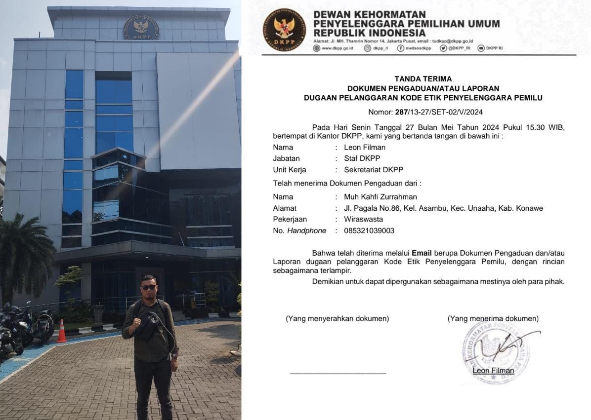 DKPP Resmi Terima Laporan Dugaan Pelanggaran Etik Oknum Komisioner KPU ... DKPP Resmi Terima Laporan Dugaan Pelanggaran Etik Oknum Komisioner KPU ...