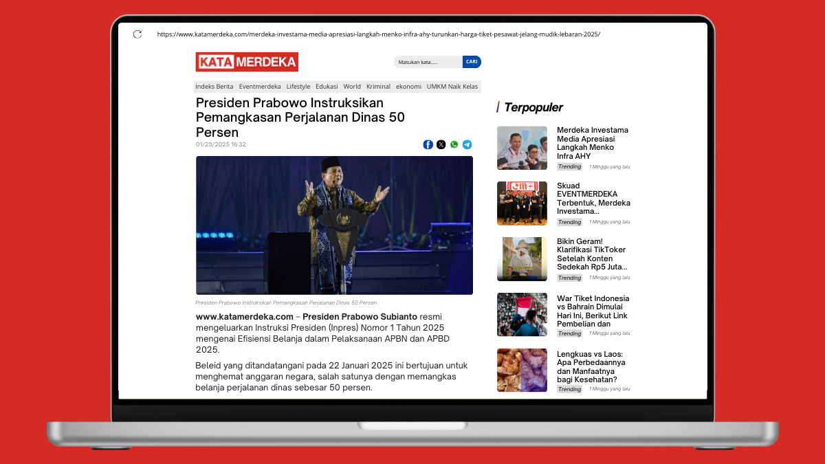 “Kata Merdeka” Makna Kebebasan dan Kebenaran Jurnalis